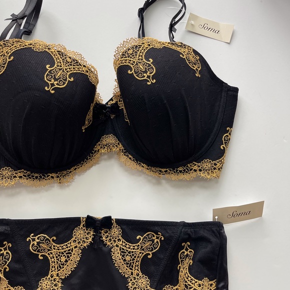 Soma | Intimates & Sleepwear | Nwt Soma 2 Pc 4dd Bra L Panty Set ...